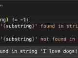 Python String Contains Substring Equivalent Example Code2care